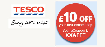 Tesco Vouchers, get £10 of your next food shop at Tesco.com
